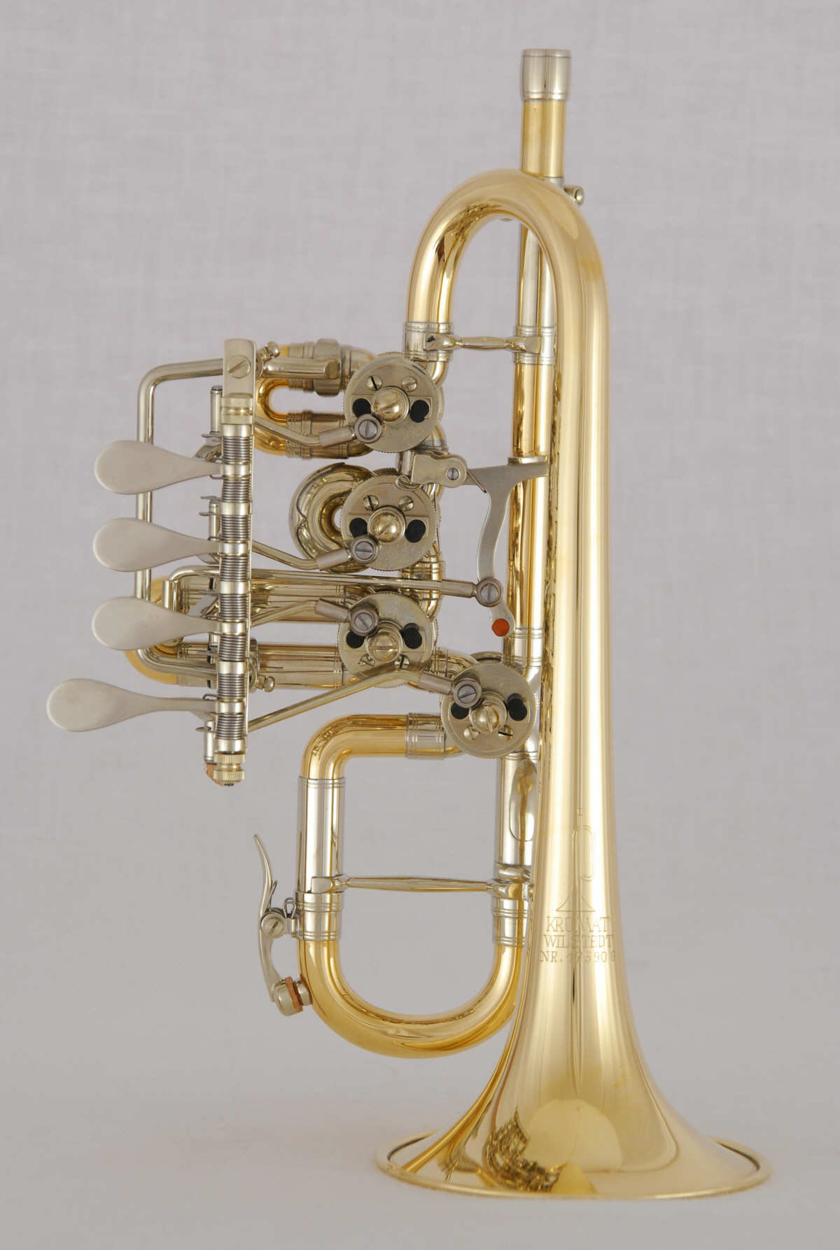 Gama De Trompete Piccolo Trompete Sib Laqueado Da NEW YORK, Modelo